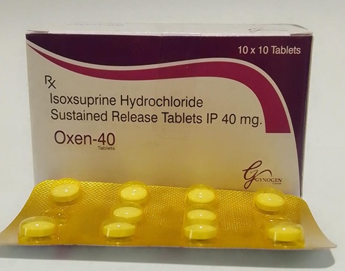 Isoxsuprine Tablets 40 Mg Manufacturer/Supplier and Franchise